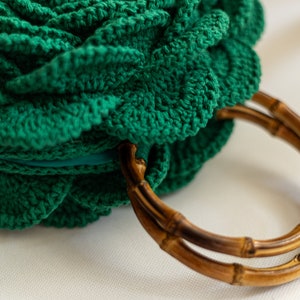 Rose Crochet Bag Pattern and Step-by-step Video Tutorial, Crochet ...