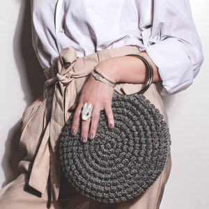 Crochet Macaroon Bag Pattern & Video Tutorial | DIY Circle Bag and Bubble Design | Beginner ...