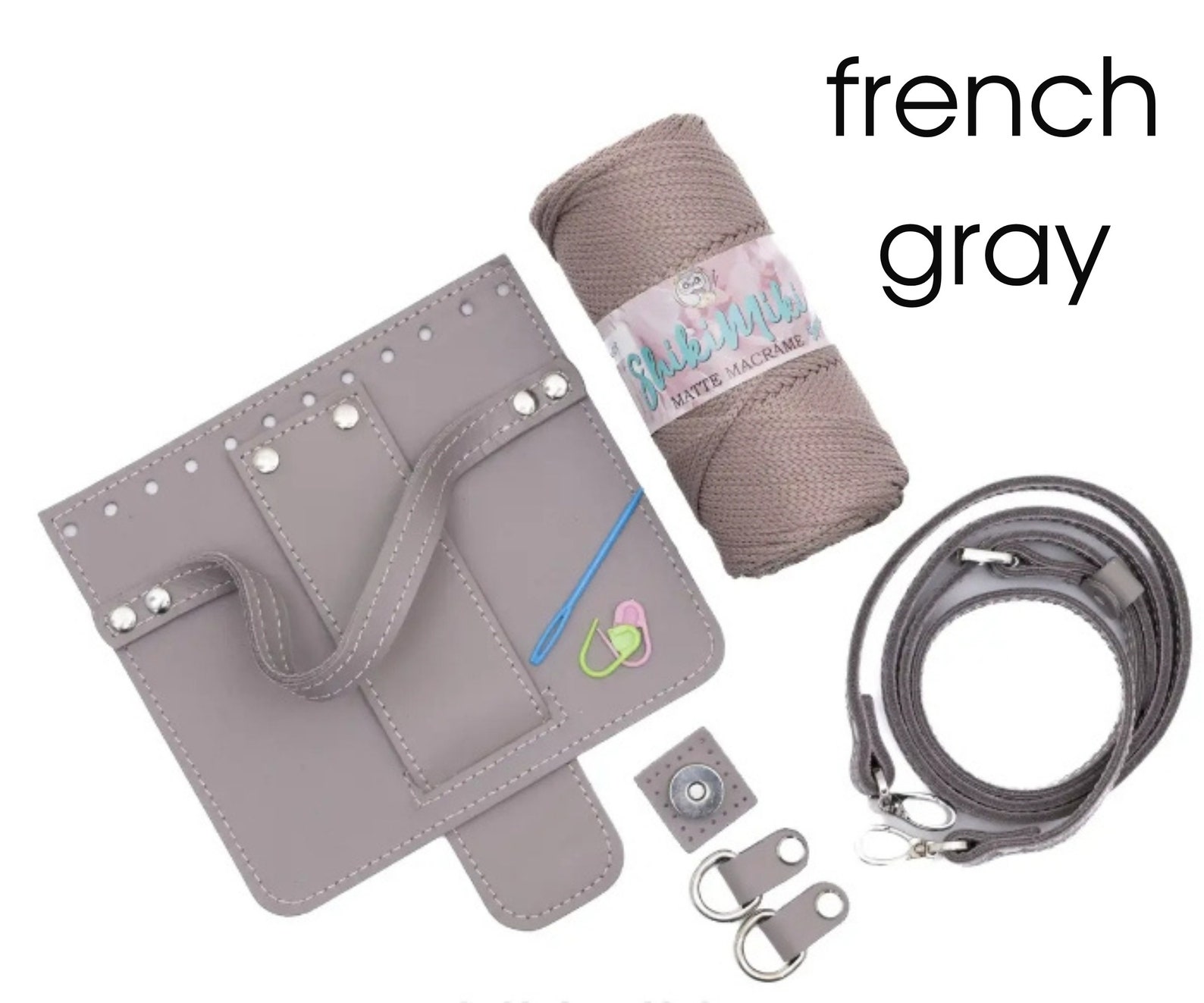 Crochet Bag Kit: Mia Crochet Bag Pattern and Video Tutorial With ...