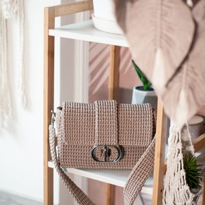 Crochet Pattern Dee Dee Video Tutorial, Crochet Bag Pattern, Polyester ...