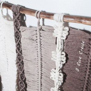 Macrame Pattern Feathers Wall Hanging, Feathers Macrame Video Tutorial ...