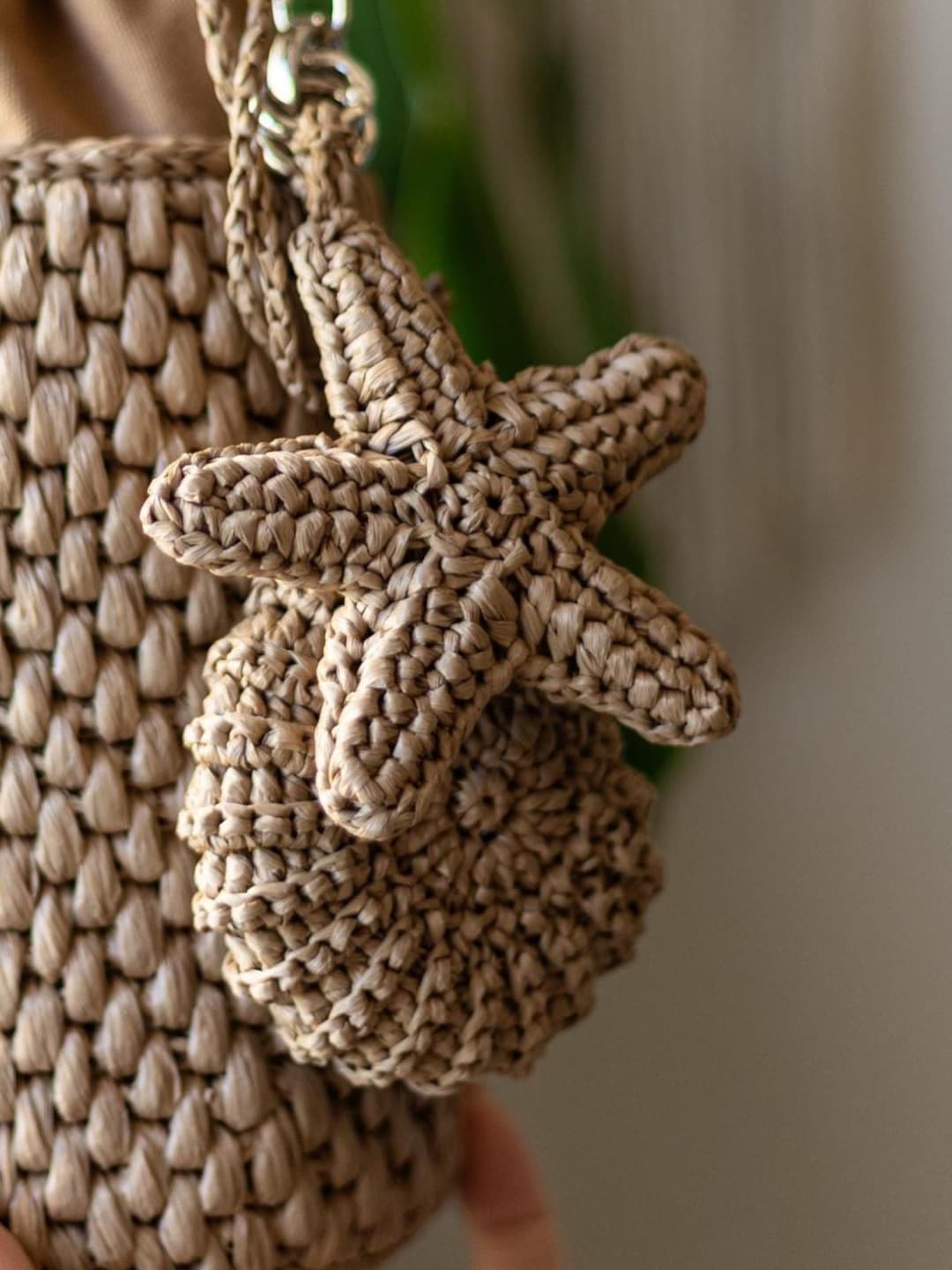 Crochet Shell & Starfish Keychain Pattern PDF | Easy Sea Amigurumi Bag ...