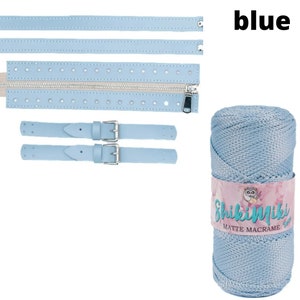 Crochet Bag Kit: Megan Crochet Tote Bag Video Tutorial With Leather ...