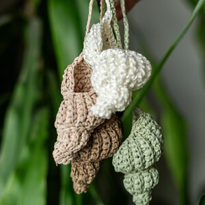Crochet Shell Keychain Pattern PDF – Easy Raffia Sea Amigurumi, Bag ...