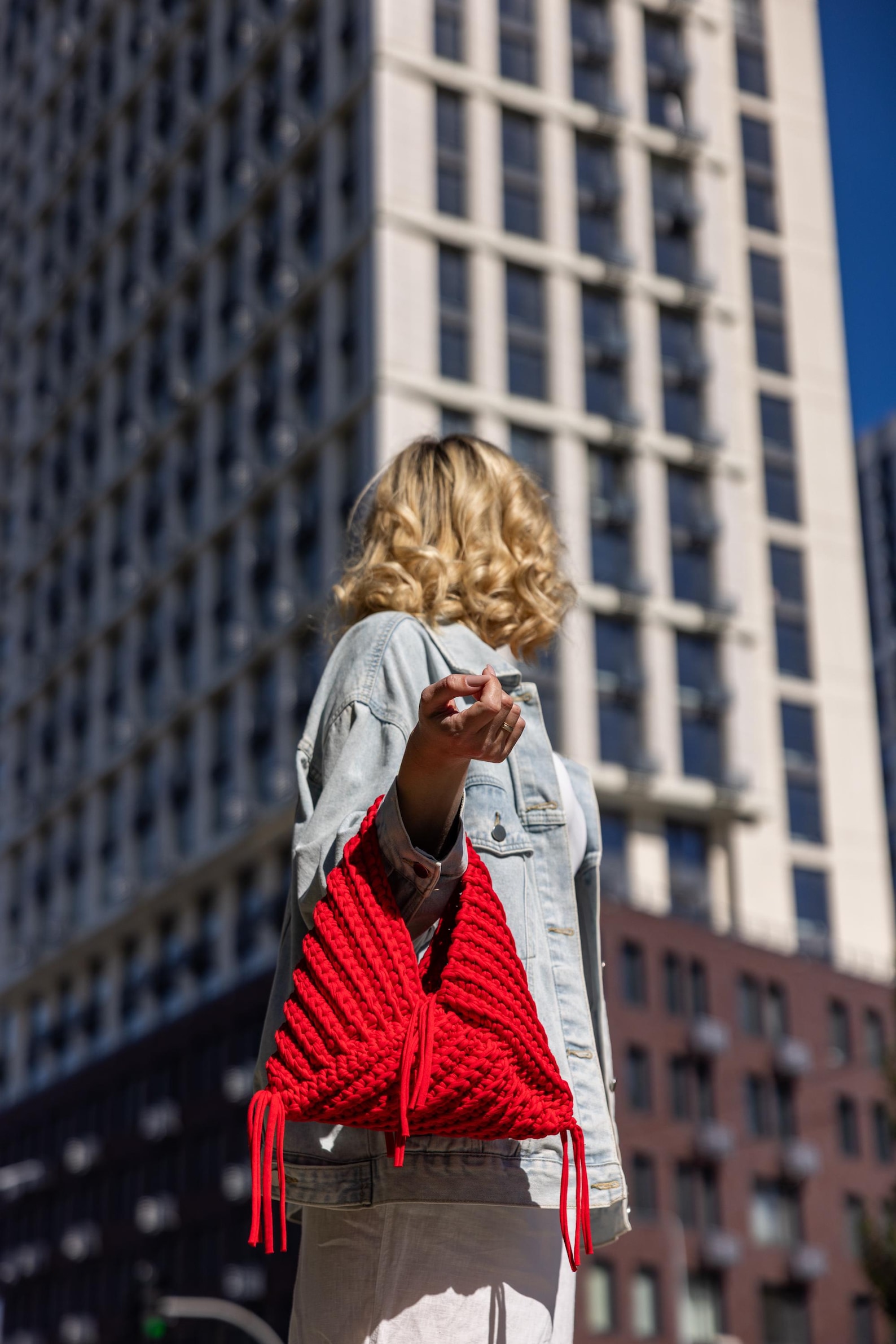 Chunky Crochet Bag Pattern With Video Tutorial, Tshirt Yarn Tote Bag ...