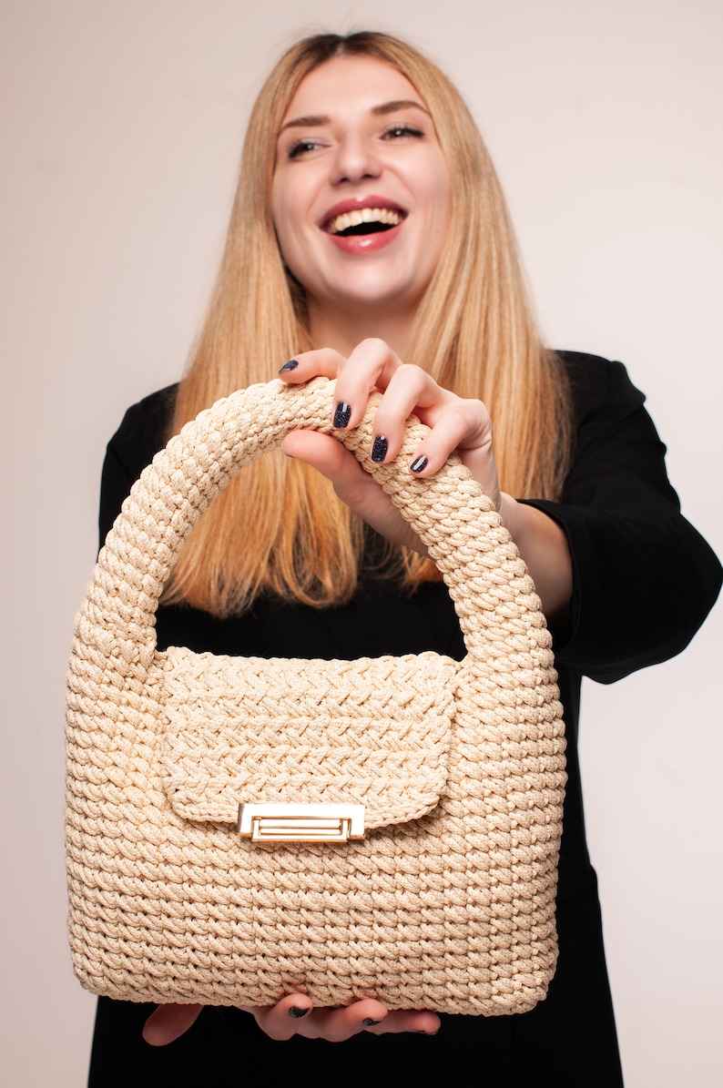 Melanie Bag Crochet Pattern & Video Tutorial 2-in-1 Design with or ...