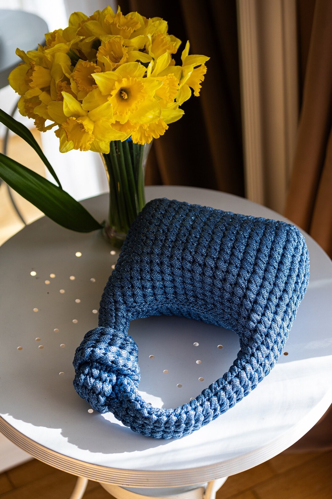 Crochet Bag Pattern, Melanie Hobo Bag Video Tutorial in English, Rope ...