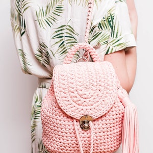 Crochet Set Patterns, Backpack Crochet Patterns With Video Tutorial ...