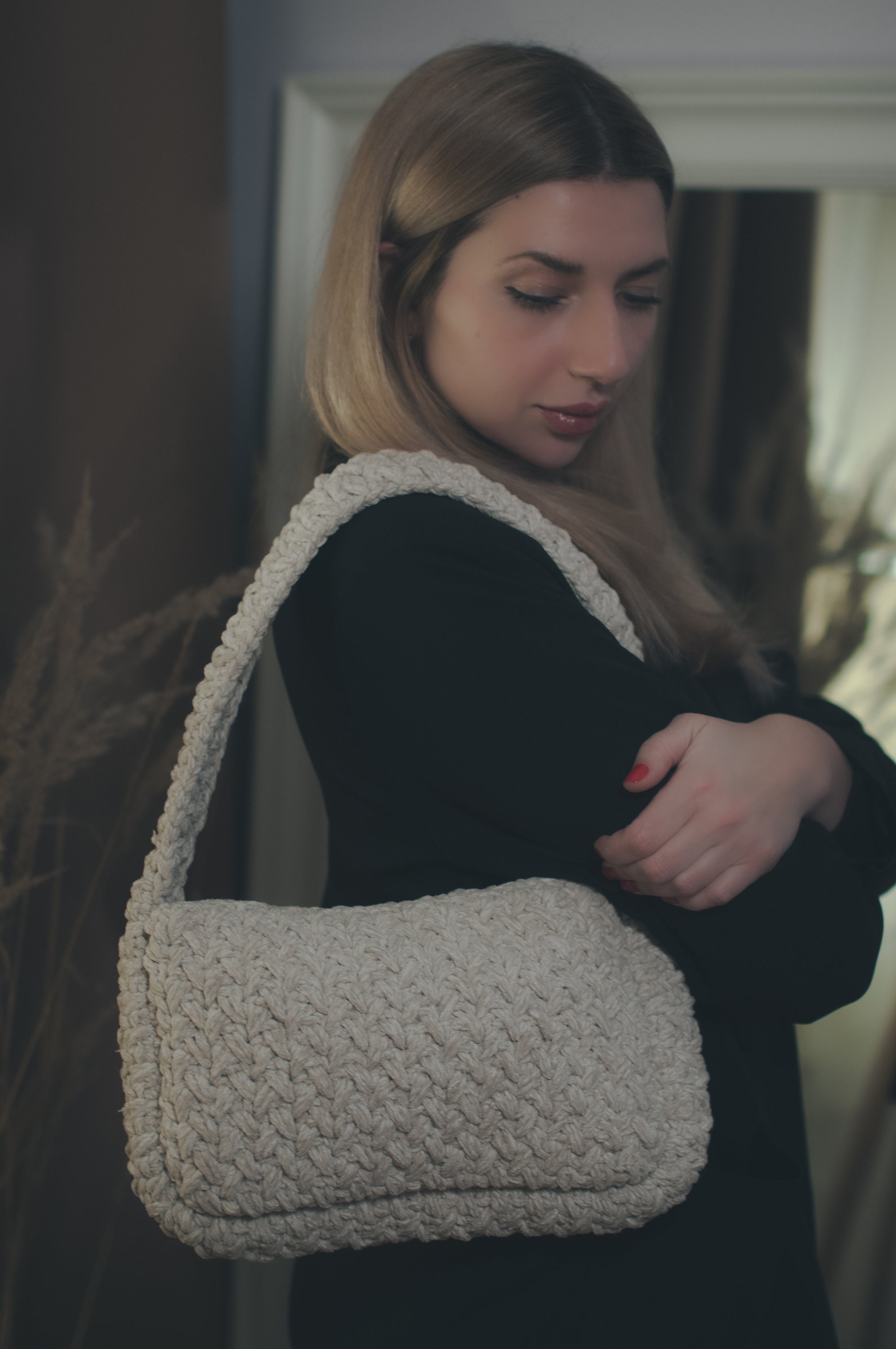 Crochet Pattern Hygge Bag Video Tutorial, Crochet Bag Pattern, Chunky ...