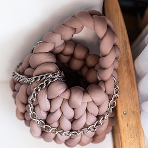 Chunky Yarn Bag Crochet Pattern, Easy Crossbody Bag Tutorial, T-shirt ...