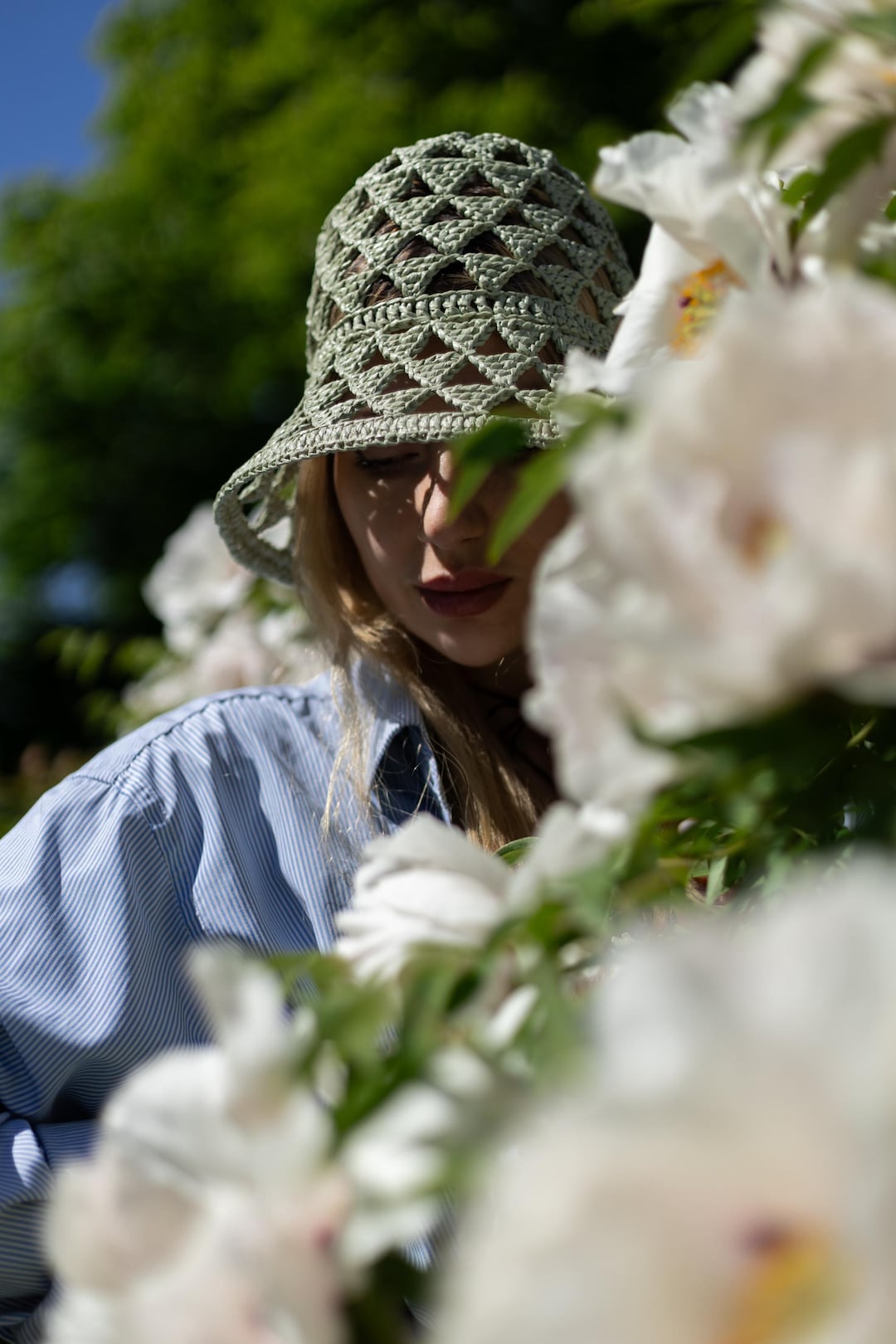 Crochet Raffia Bucket Hat Pattern PDF | DIY Wide Brim Summer Hat | Easy ...