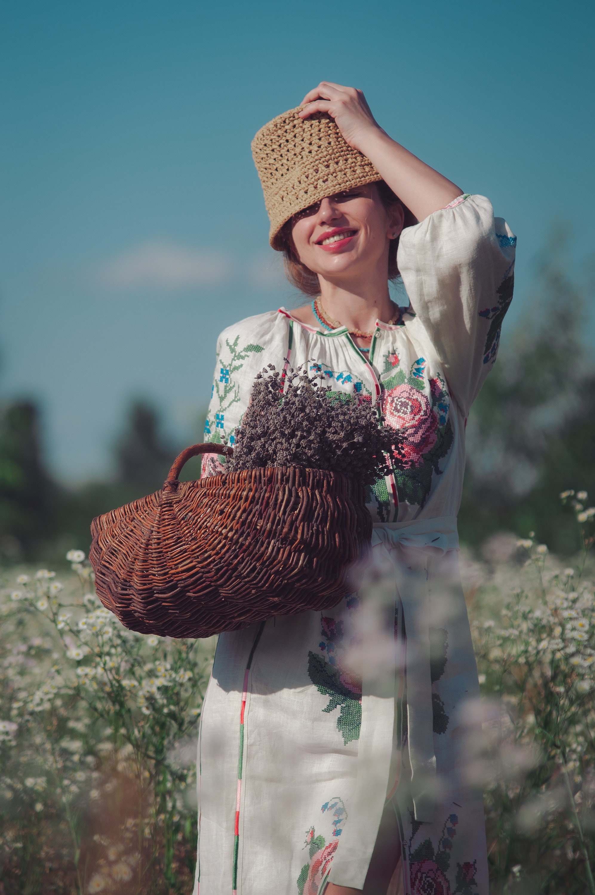 Crochet Bucket Hat Pattern, Raffia Bucket Hat Pattern With Video Tutorial Step-by-step, Summer ...