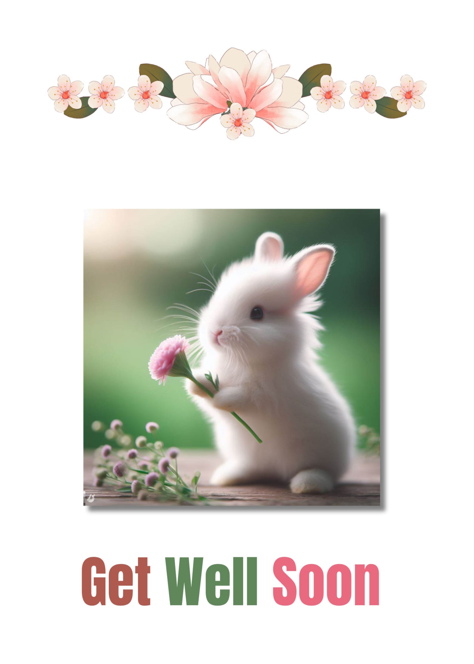 Get Well Soon Card Digital Get Well Soon Card Printable Get - Etsy
