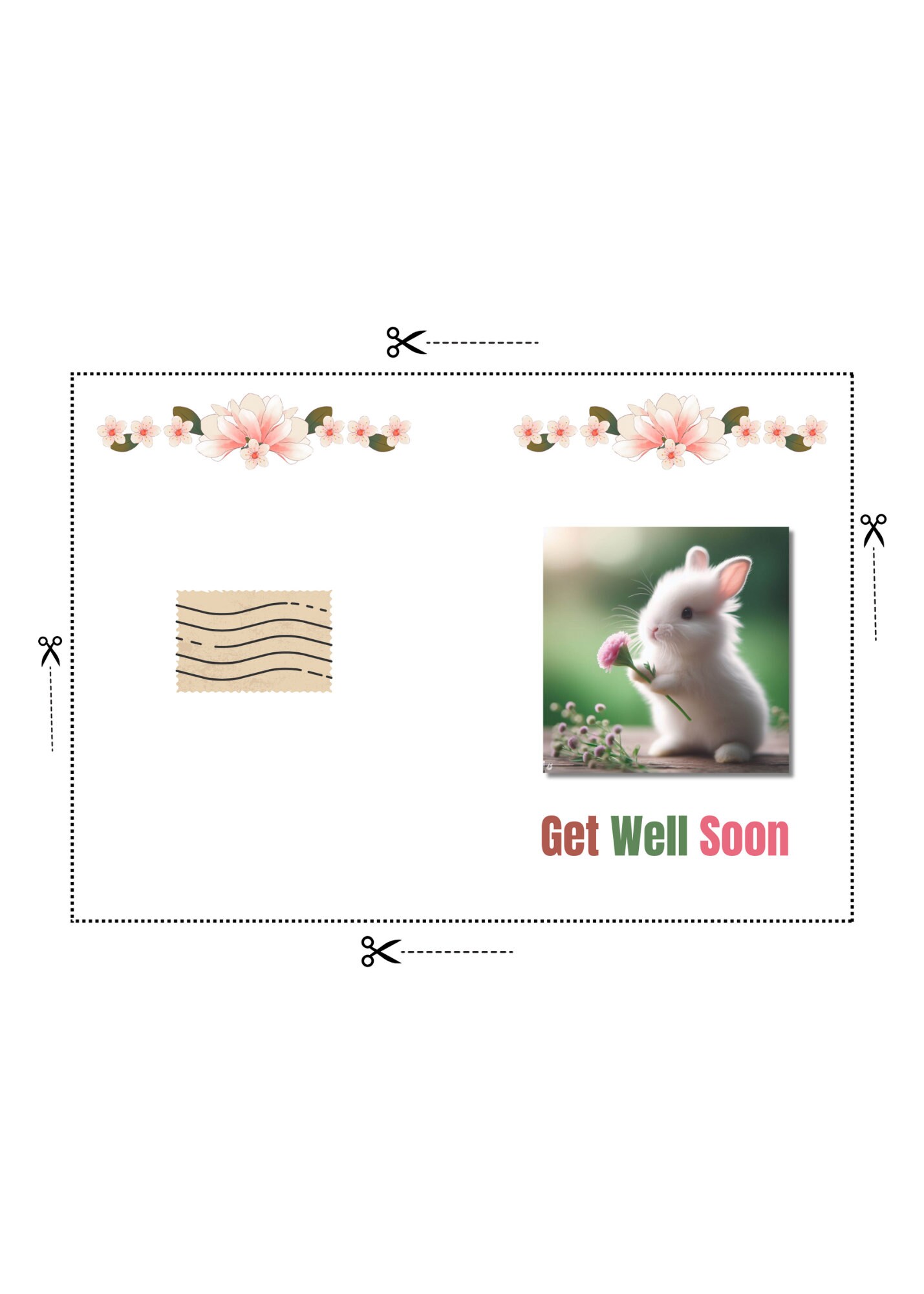 Get Well Soon Card, Digital Get Well Soon Card, Printable Get Recover ...