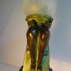 Max Le Verrier, Art Deco, Mood Lamp, Delassment - Etsy