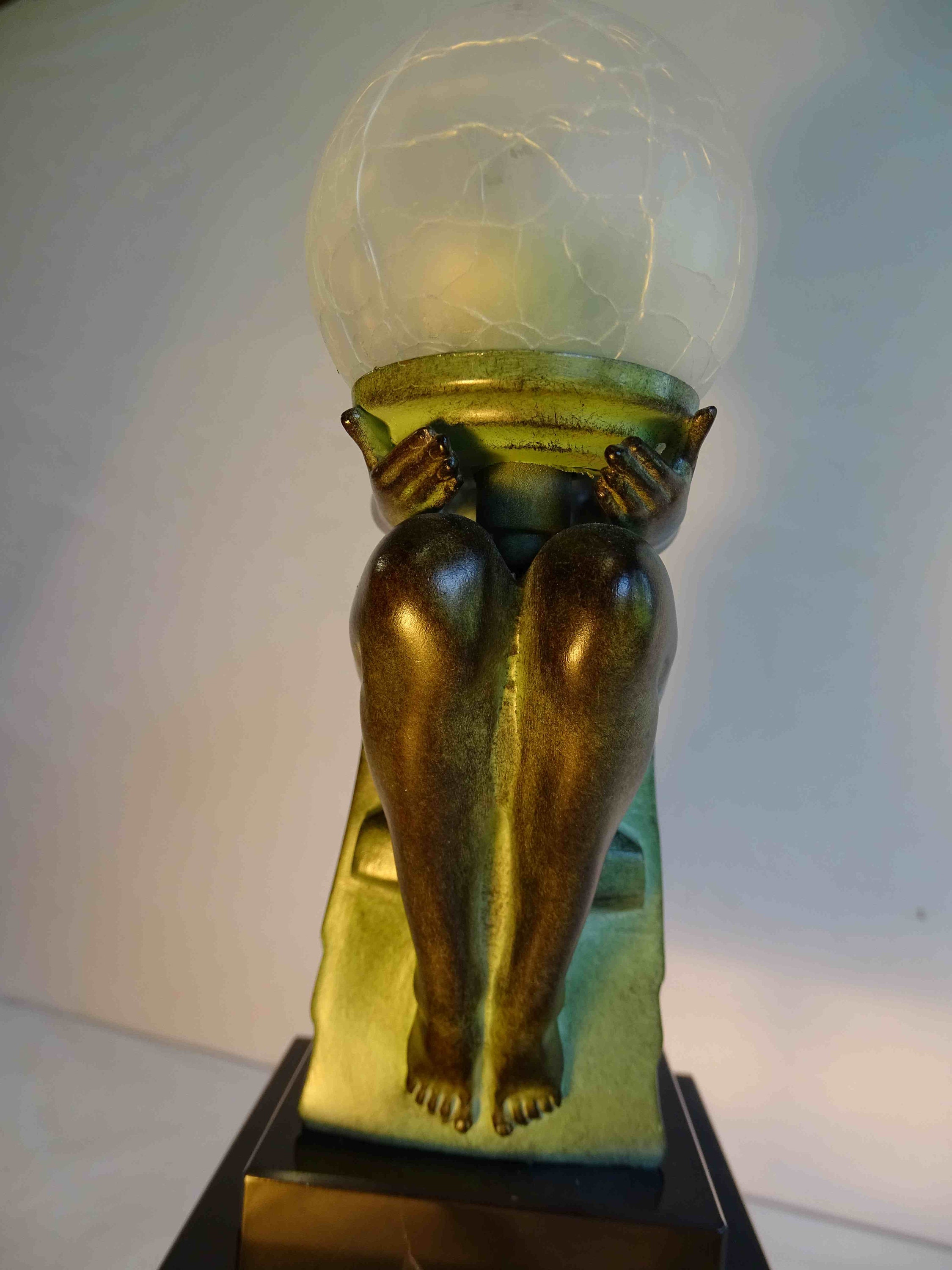 Max Le Verrier, Art Deco, Mood Lamp, Delassment - Etsy