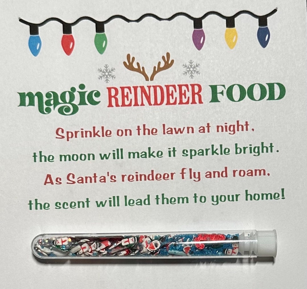 Magic Reindeer Food - Etsy