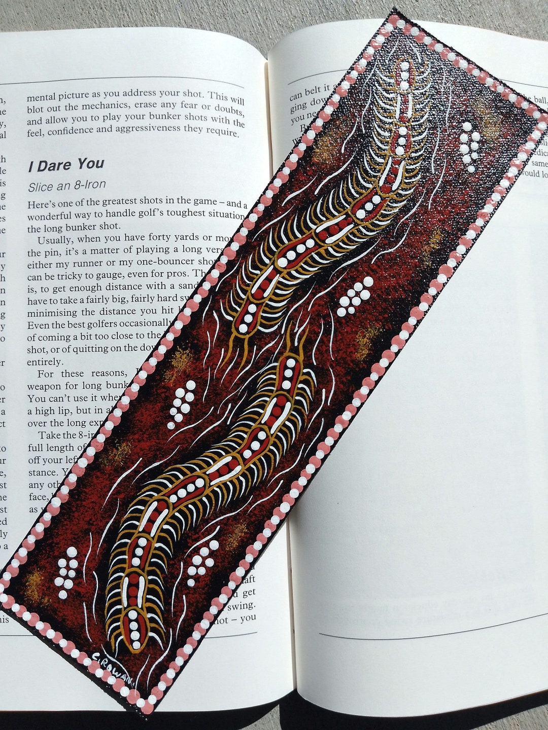 Aboriginal Art, Handmade Bookmarks - Etsy
