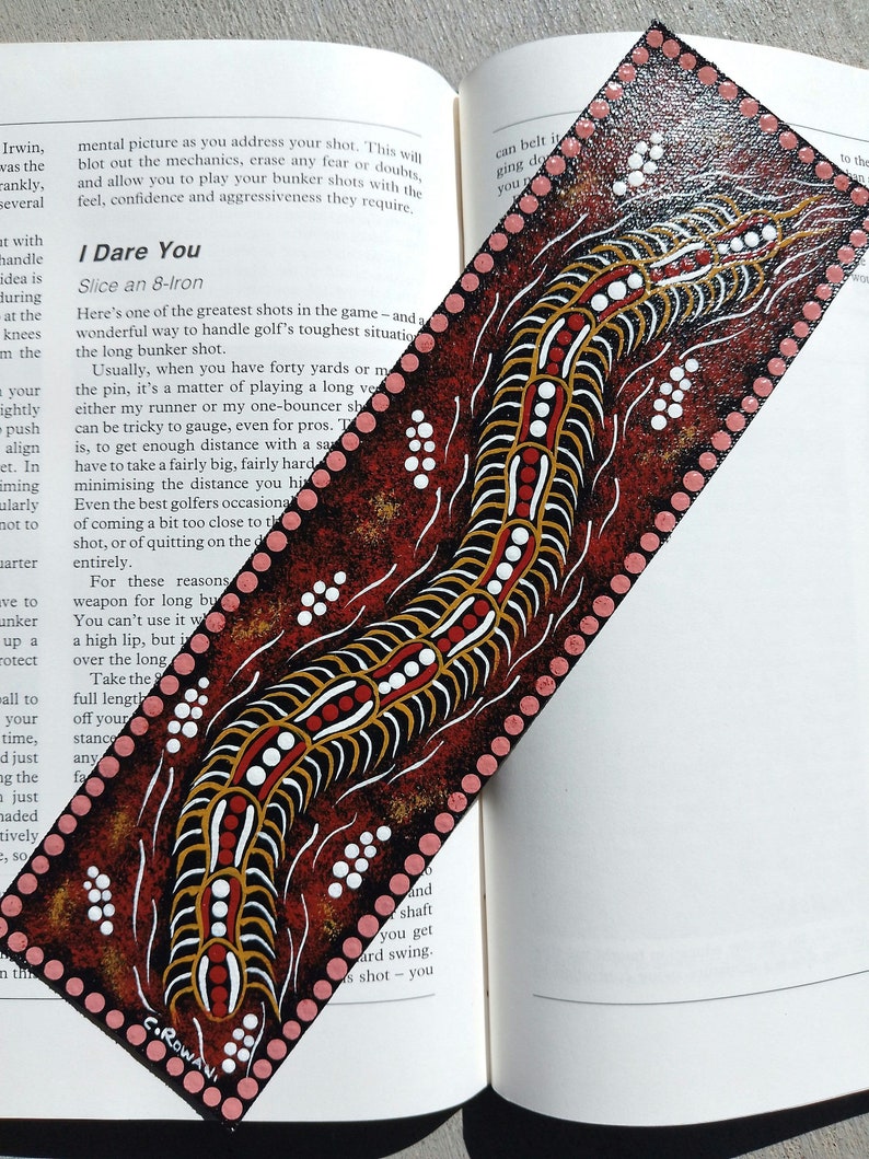 Aboriginal Art, Handmade Bookmarks - Etsy