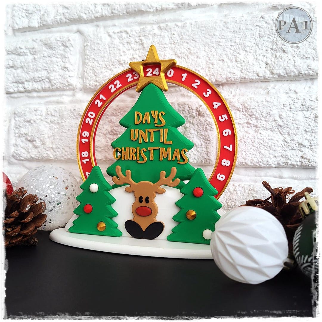 Rudolph the Reindeer Christmas Countdown – 3D Printed Advent Calendar ...