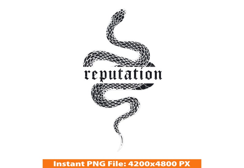 Taylor Swift Reputation Snake PNG - Etsy