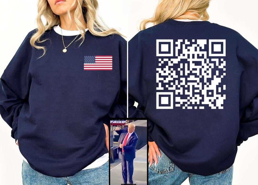 Trump YMCA QR Code Dance Tshirt, Auto Play WITH Sound, Funny President ...