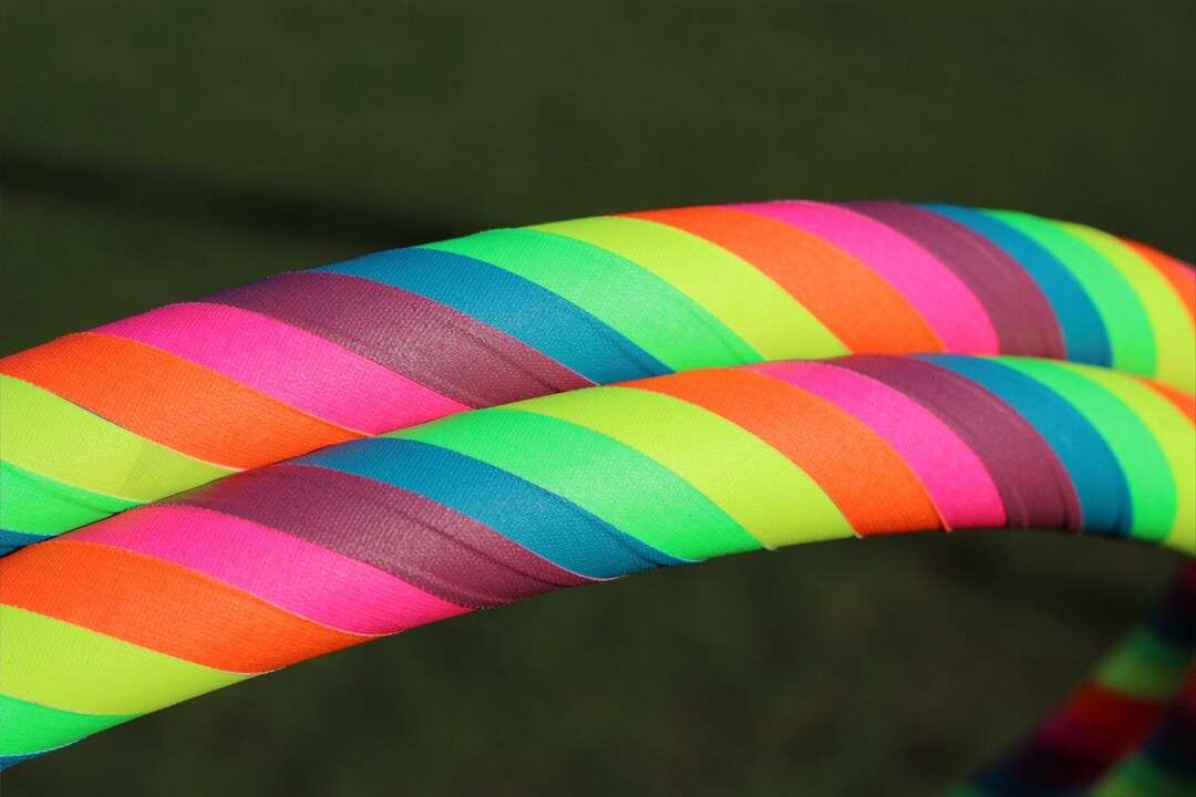Adult Hula Hoop Pink Rainbow Super Grip - Etsy