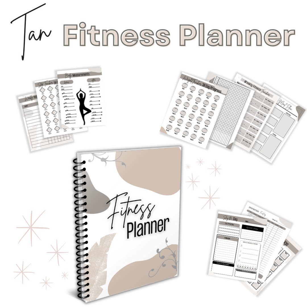 Ultimate Fitness Planner Printable PDF Workout, Meal, & Habit Tracker ...