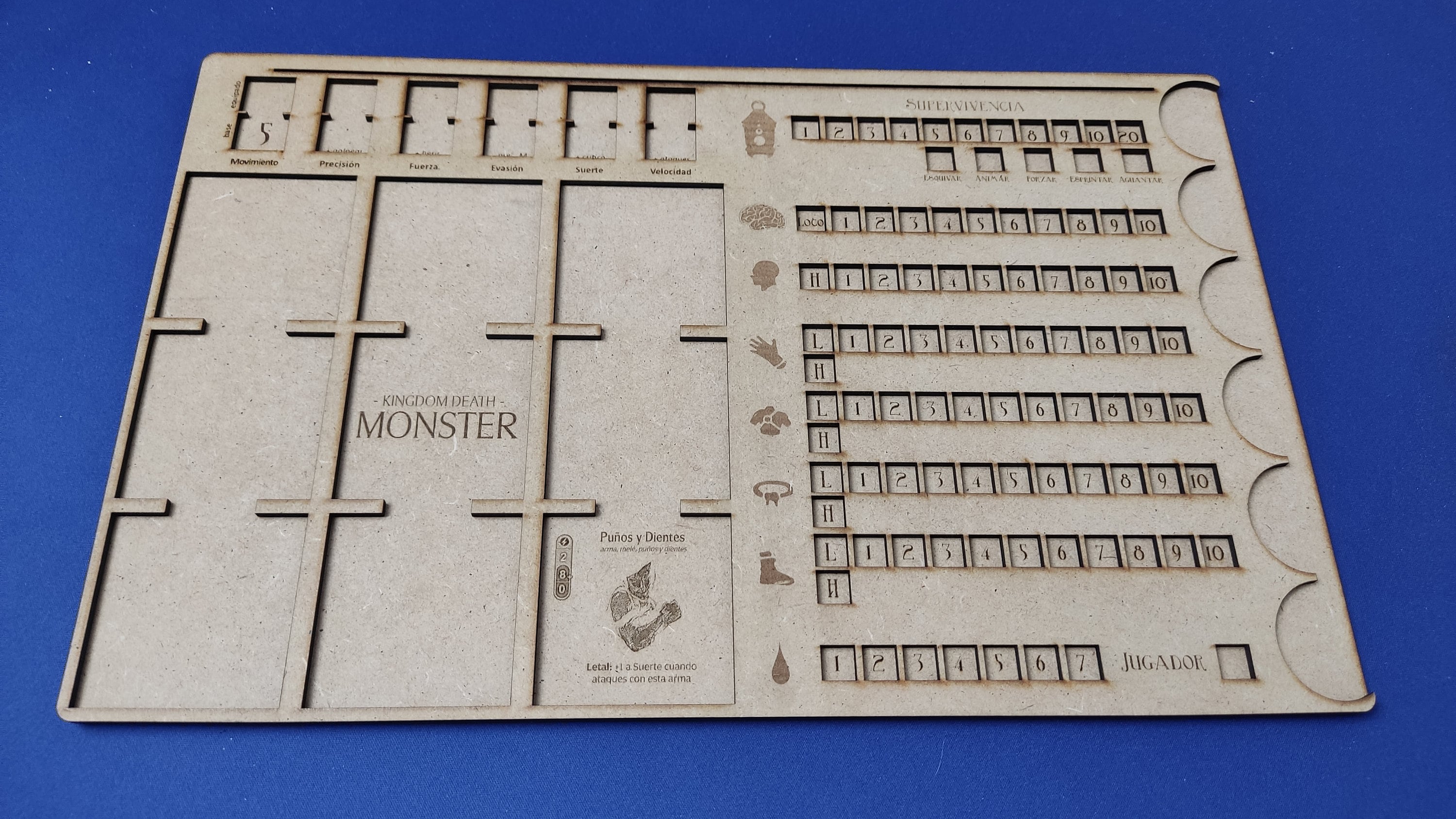 KDM Character Sheet Dashboard - Etsy