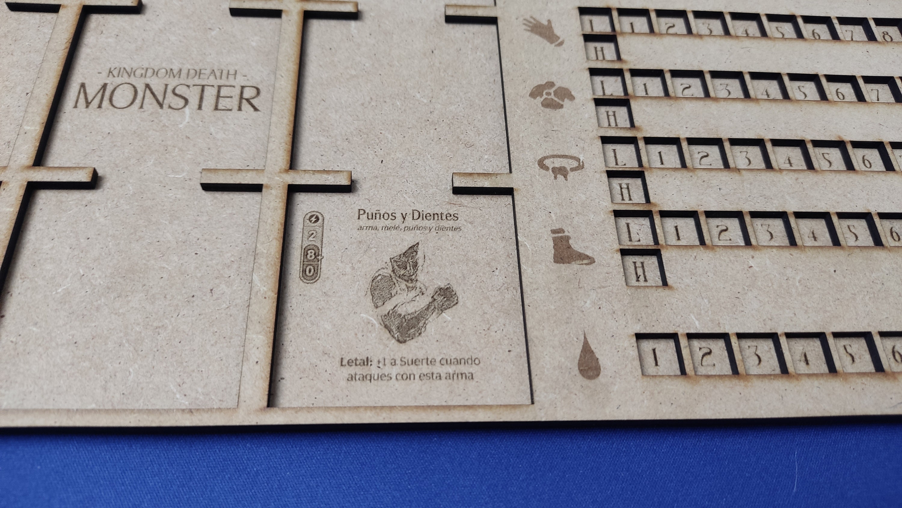 KDM Character Sheet Dashboard - Etsy