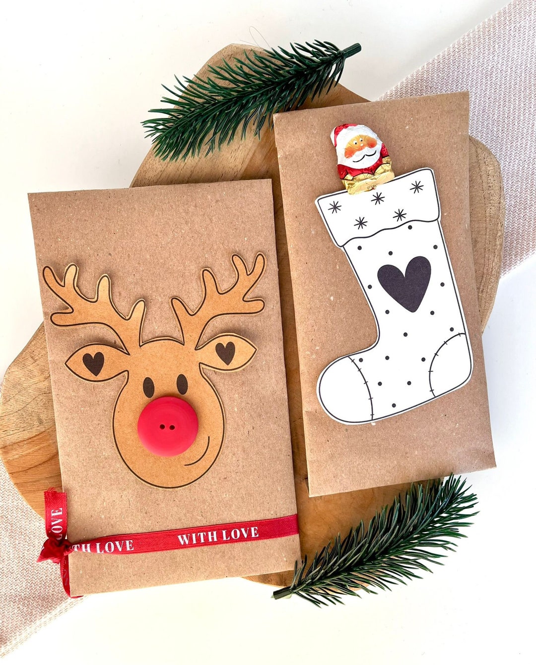 Print File Gift Wrapping Print File Reindeer Print File - Etsy