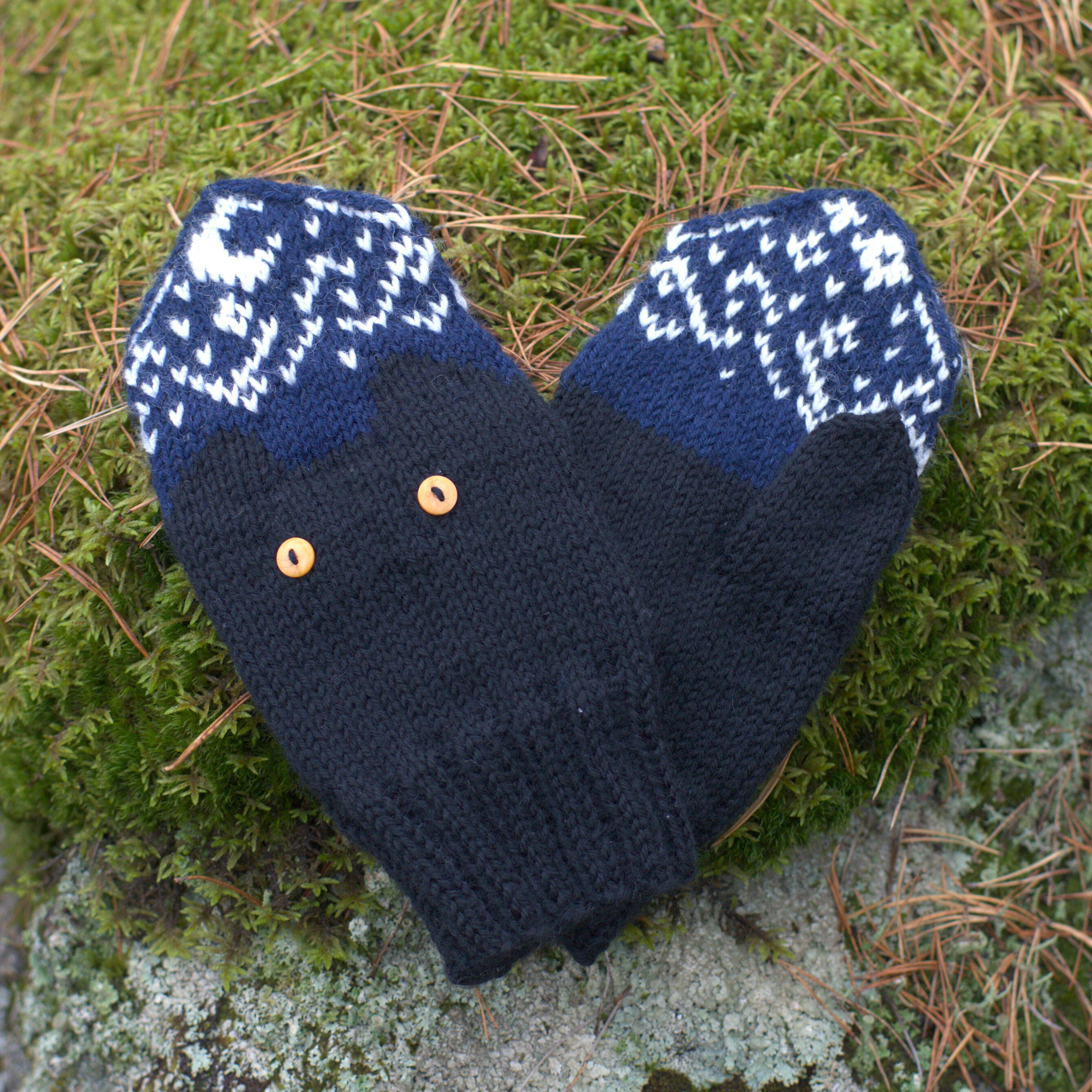 Milky Way Kitty Mittens Knitting Pattern - Etsy