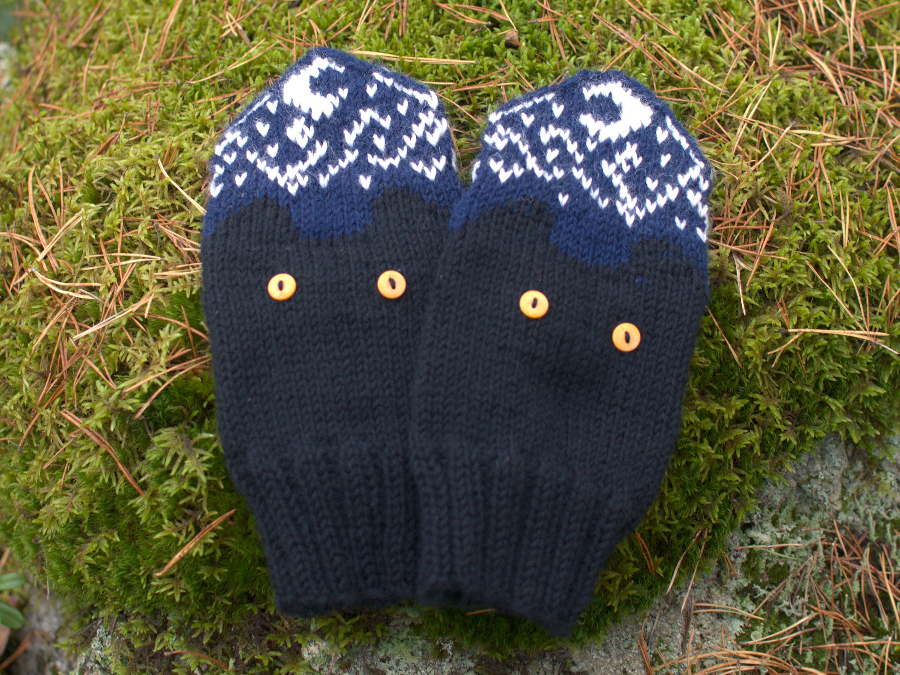 Milky Way Kitty Mittens Knitting Pattern - Etsy