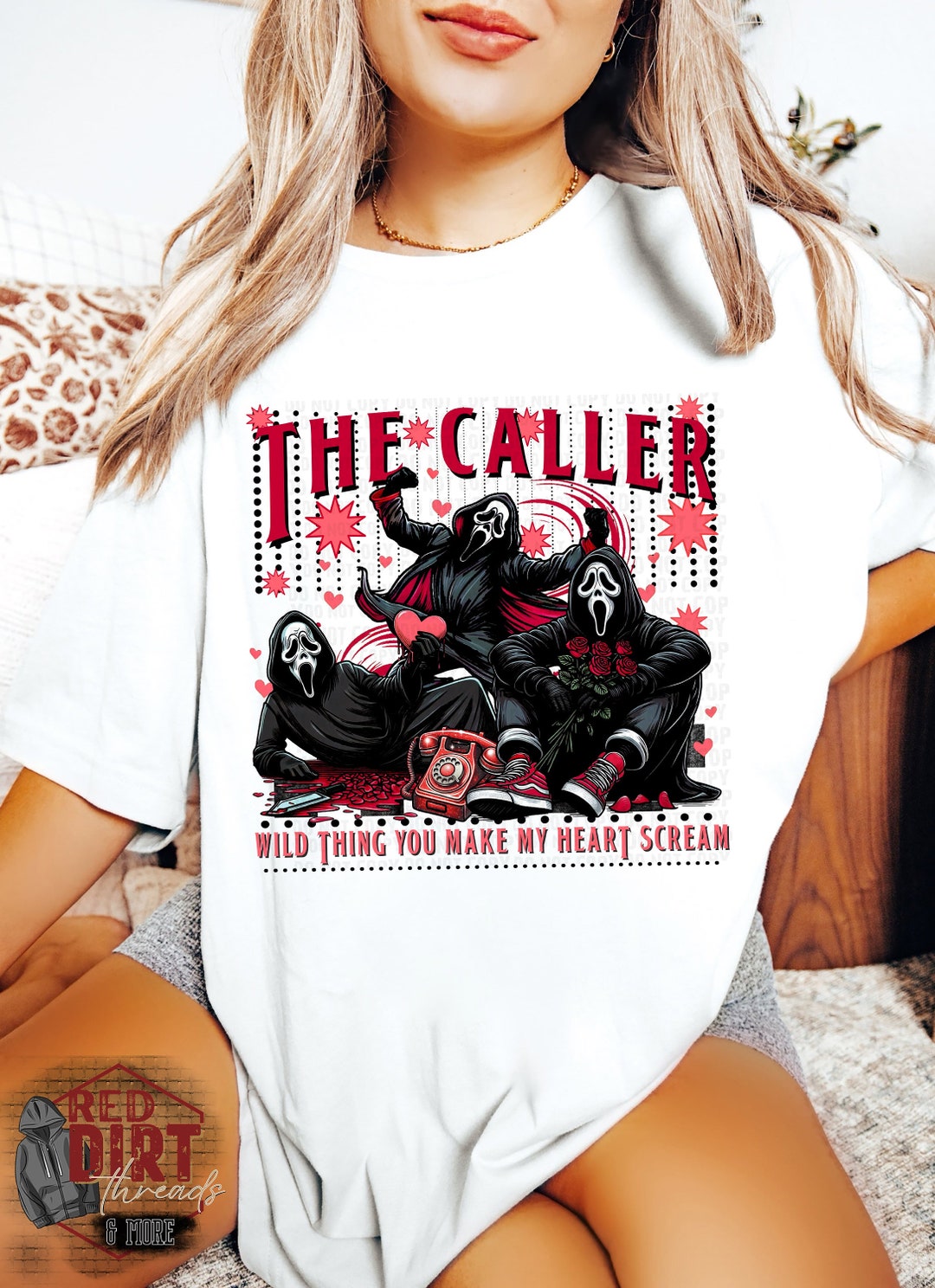 The Caller DTF Transfer Trendy Horror Characters DTF Transfer Ready to ...