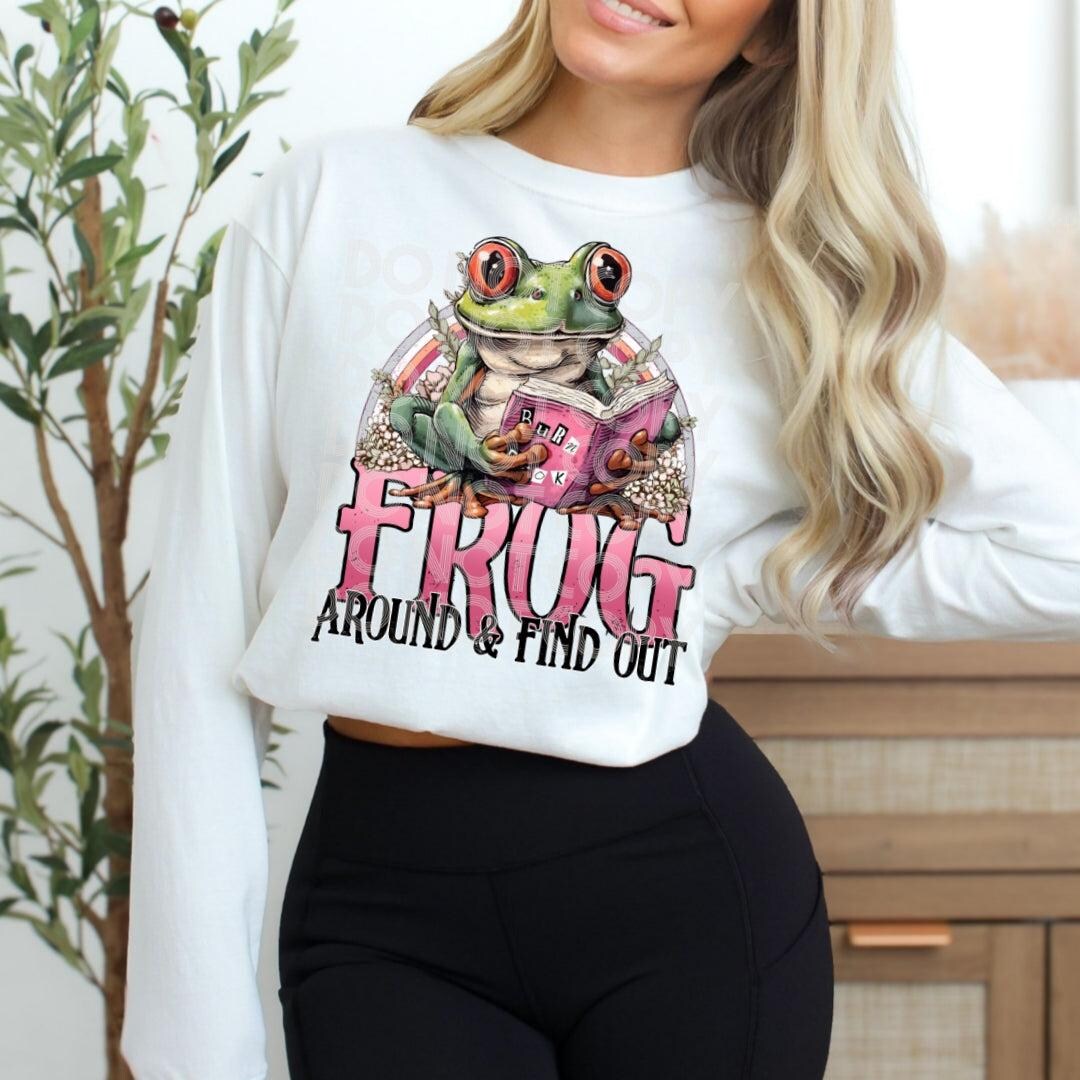 Frog Around and Find Out DTF Transfer | Trendy DTF Transfer | Ready to ...