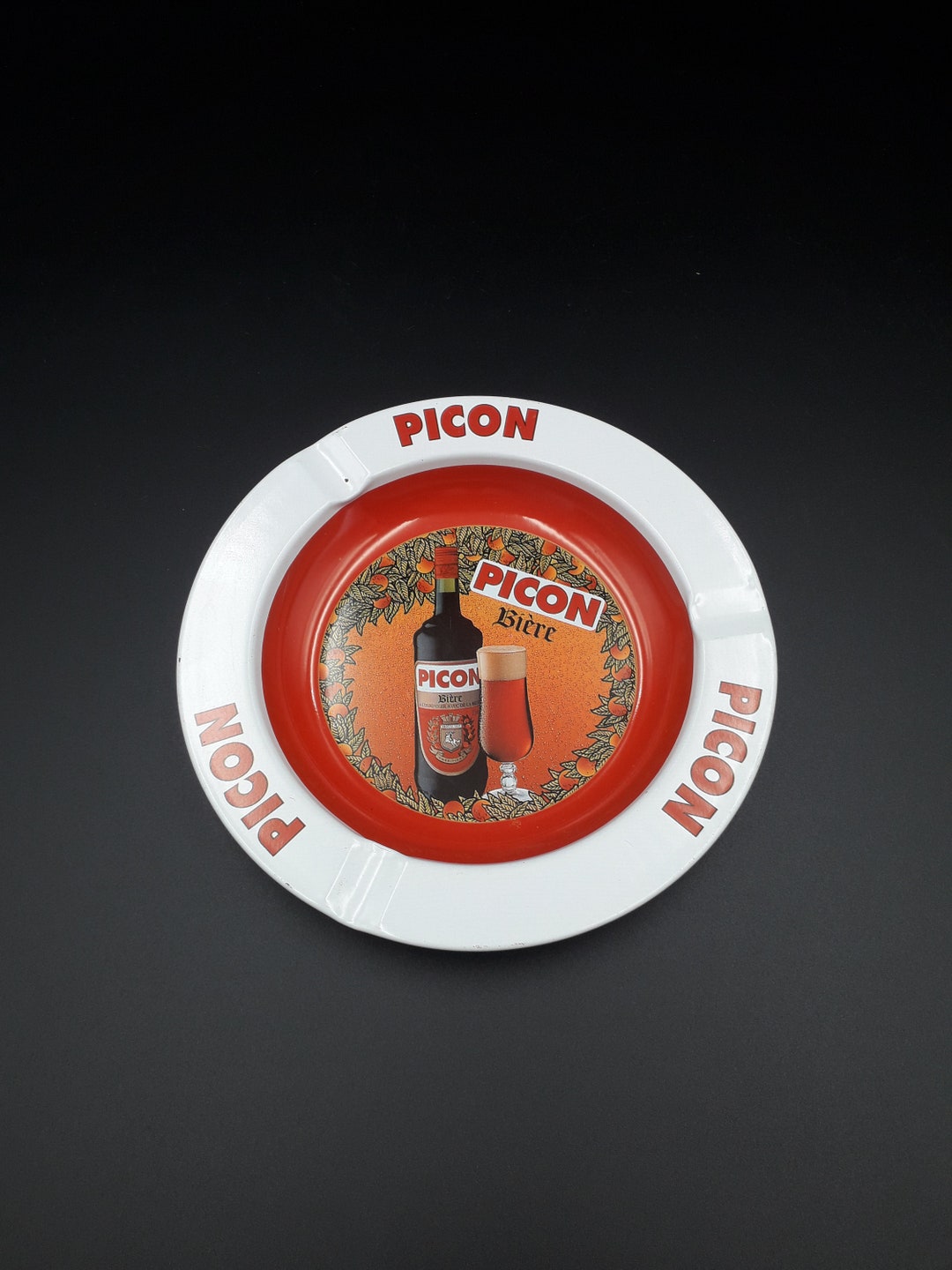 Vintage Picon Metal Beer Ashtray French Bar 1980s - Etsy