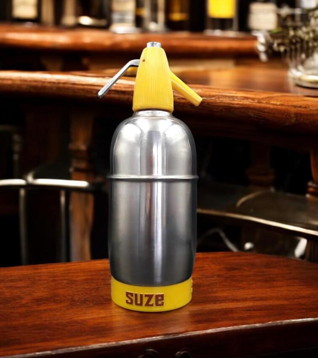 SUZE Vintage French Bar Siphon Bottle Made in France 1980 - Etsy
