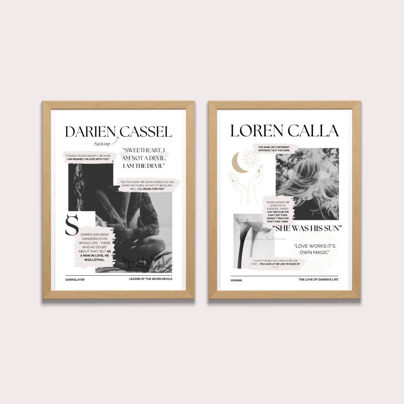 Loren Calla Wall Poster, City of Gods and Monsters Romantasy Book ...