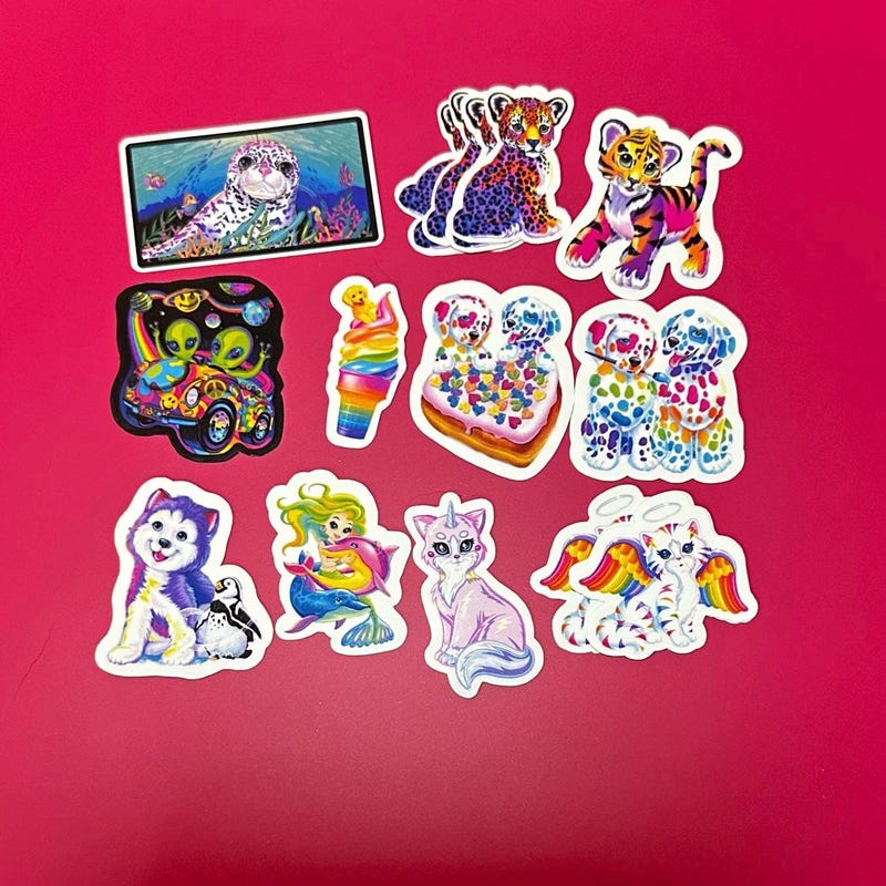 Lisa Frank Stickers - Etsy