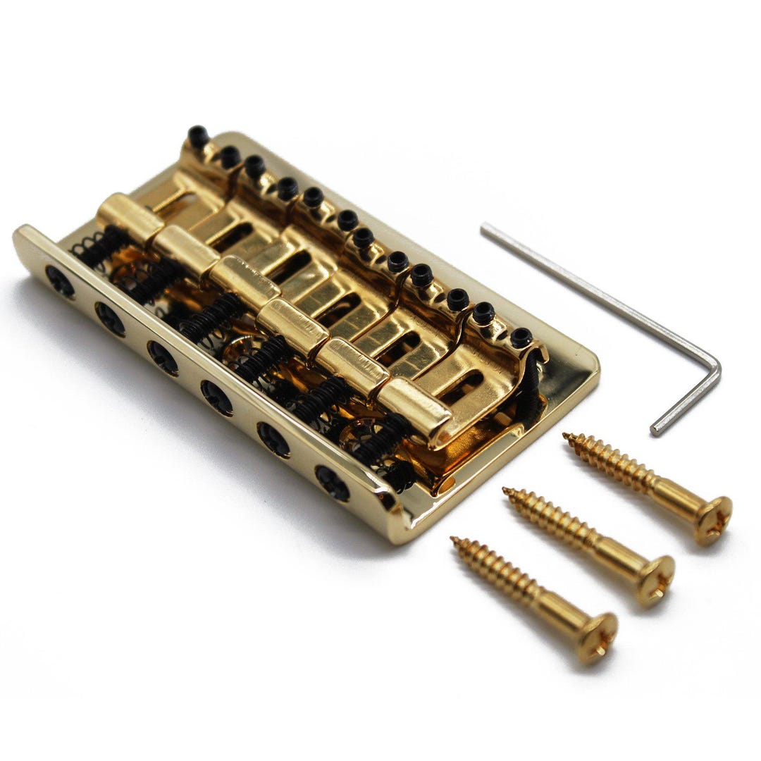 Gold Hardtail Stratocaster Bridge 54mm String Spacing - Etsy