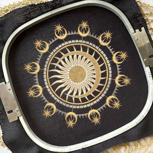 Celestial Machine Embroidery Designs - Etsy