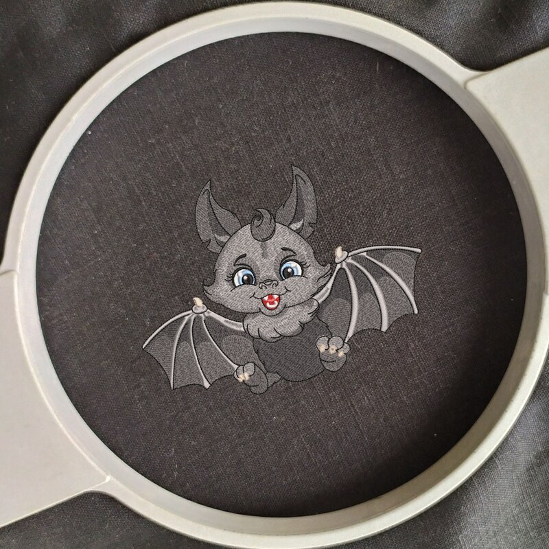 Bat Embroidery - Etsy