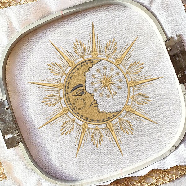 Celestial Machine Embroidery Designs - Etsy