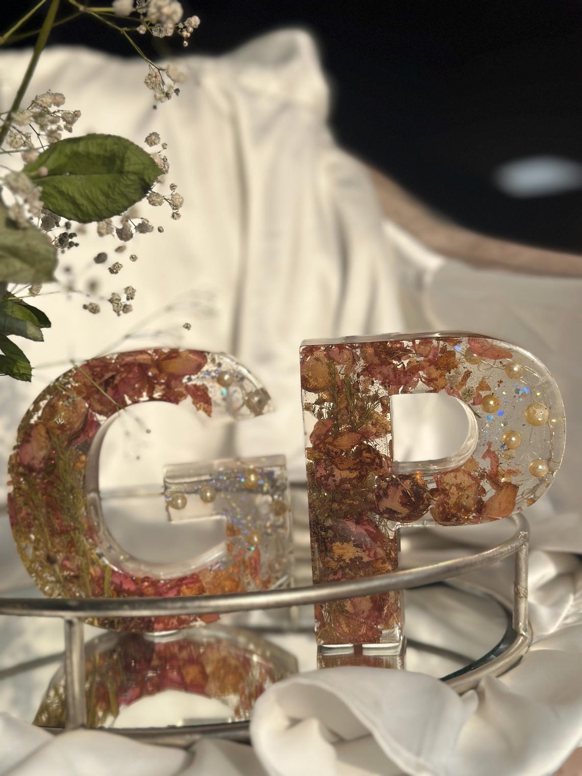 Resin Initial Letter Lamp - Etsy
