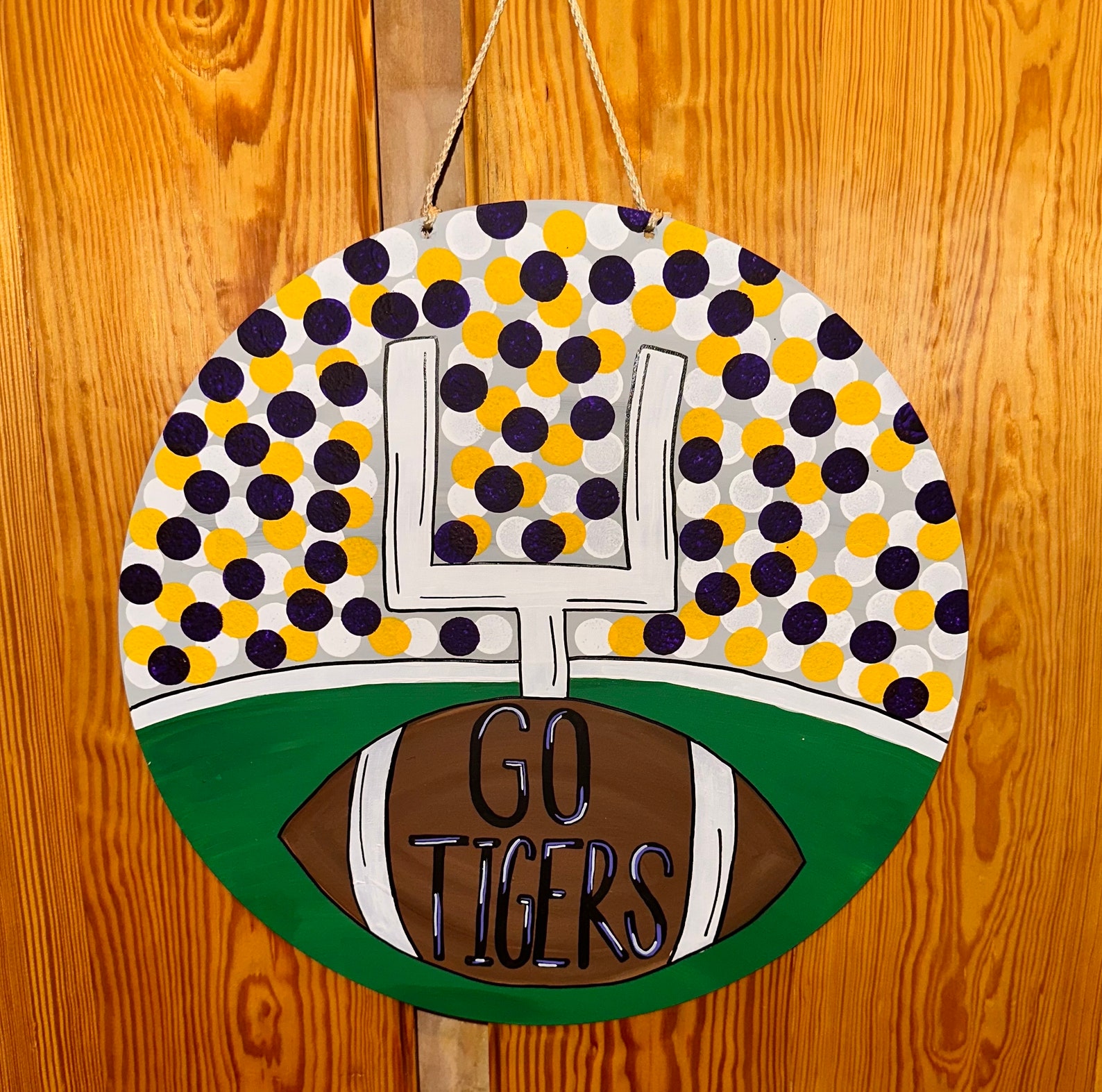 Football Hand Painted Sign - Etsy