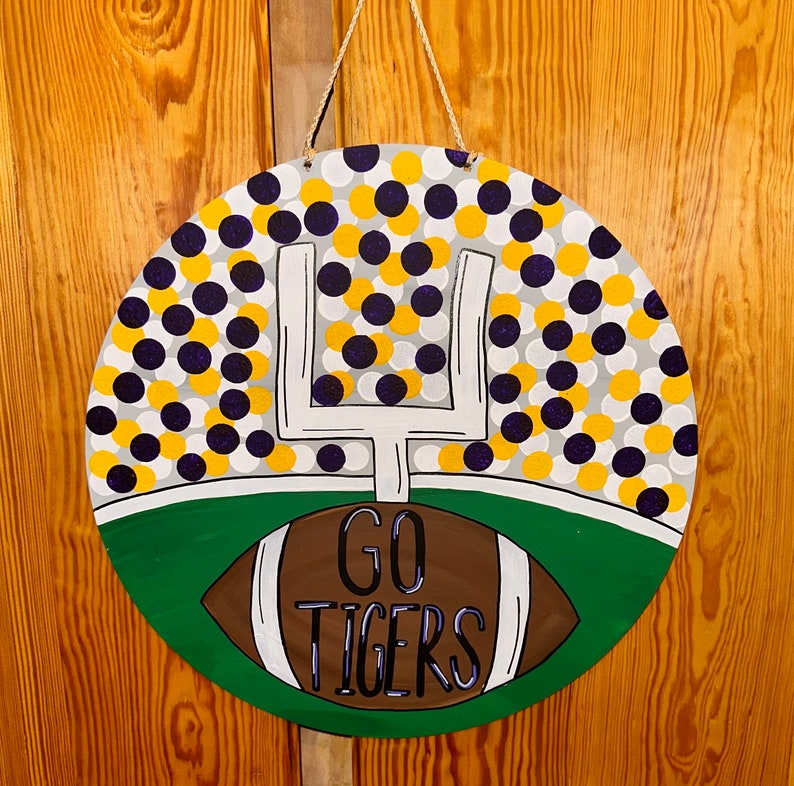 Football Hand Painted Sign - Etsy