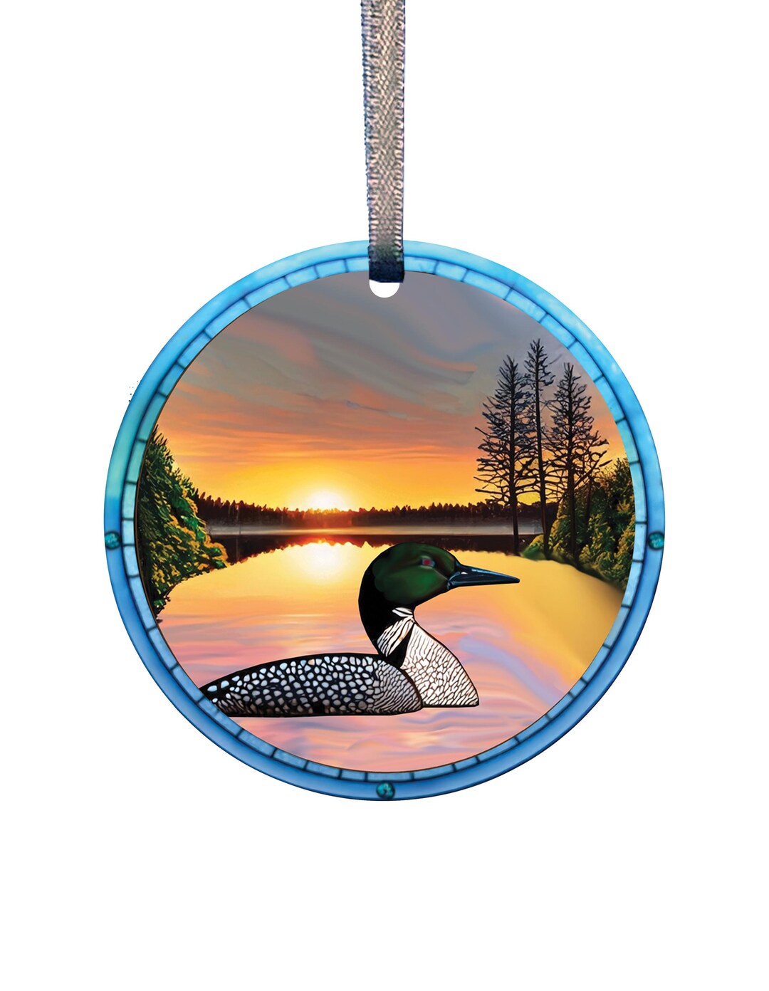 Loon Acrylic Window Ornament: Translucent Lake Life Decor - Etsy