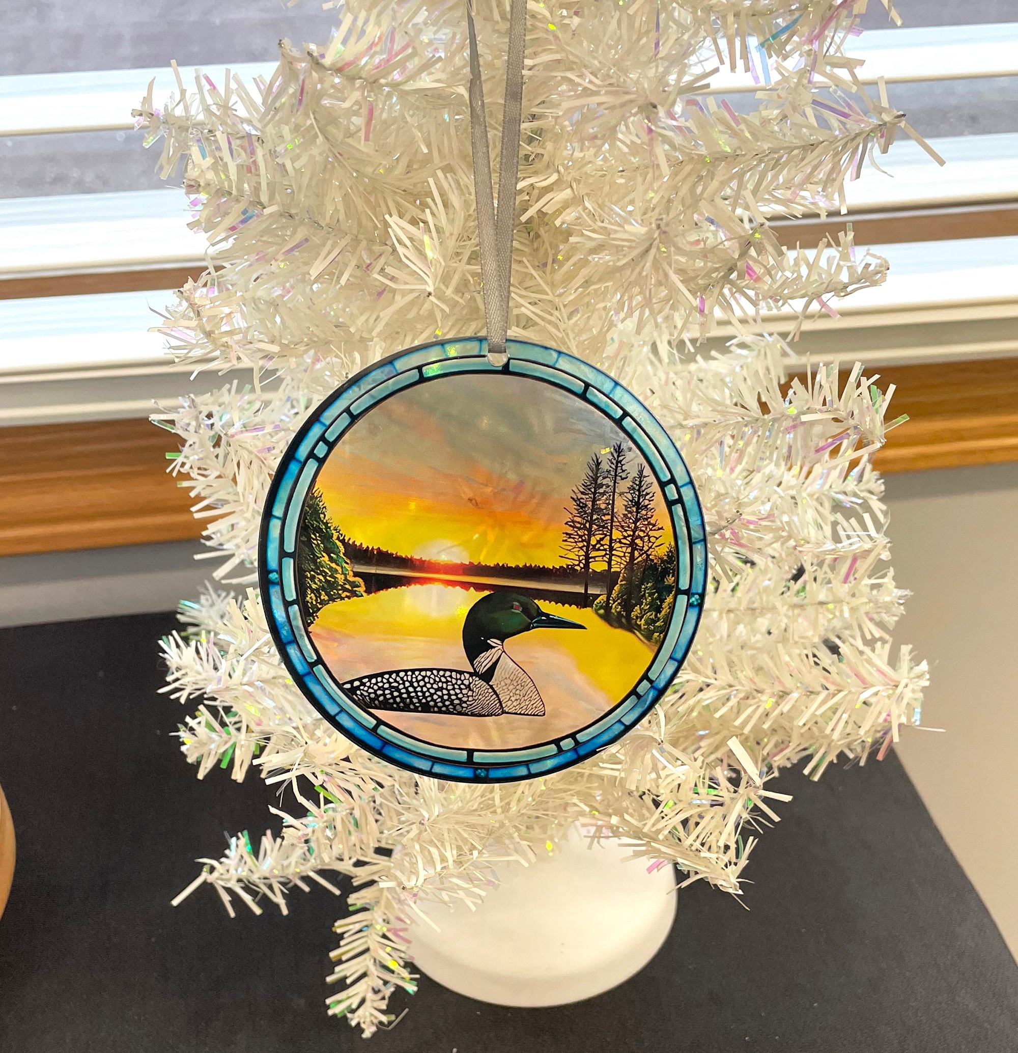 Loon Acrylic Window Ornament: Translucent Lake Life Decor - Etsy