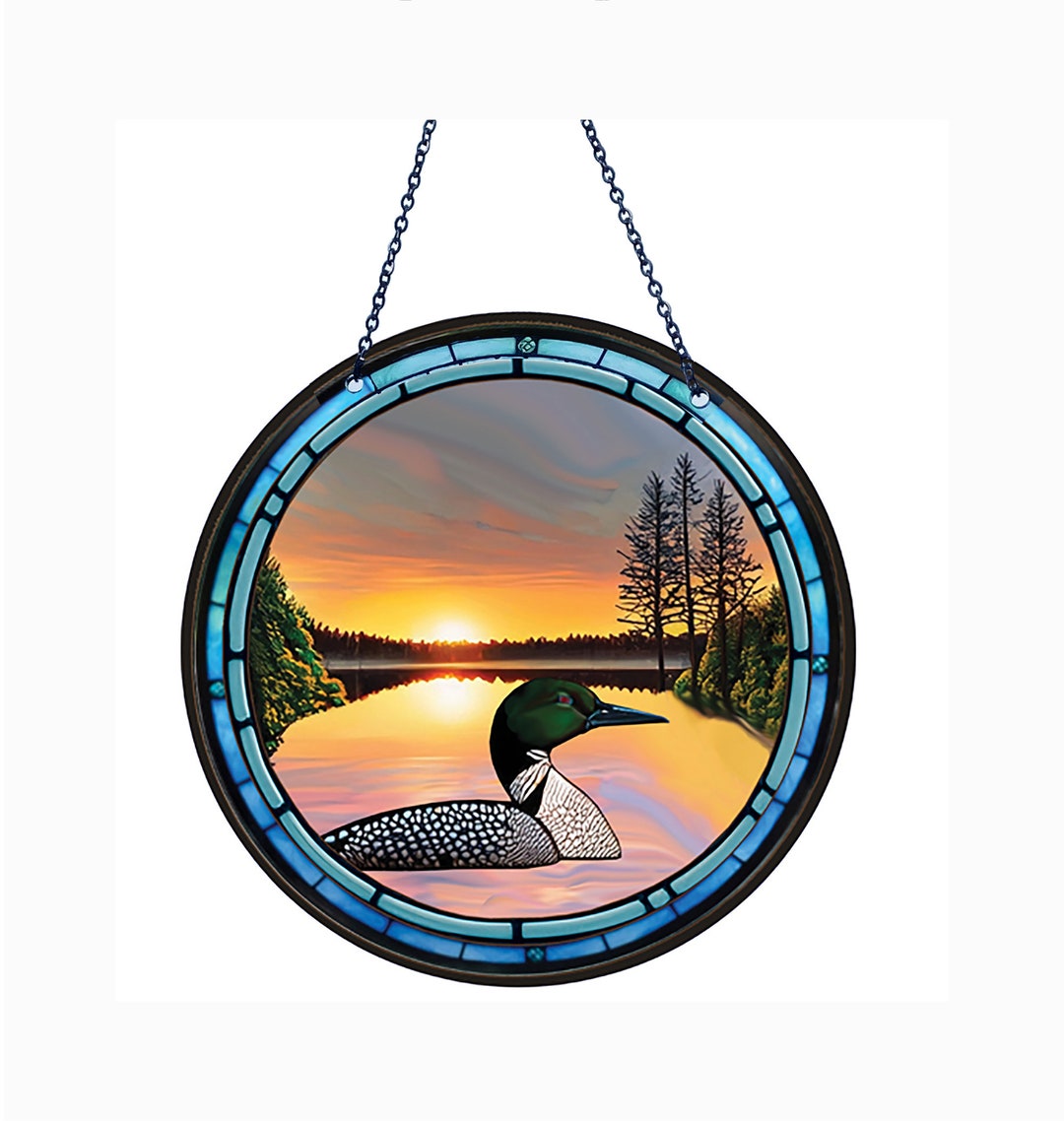Loon Acrylic Suncatcher: Minnesota State Bird, Lake Decor - Etsy