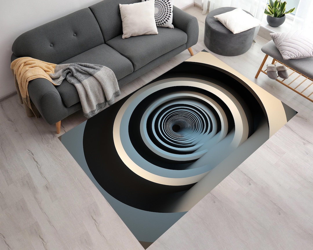 Tunnel Rug, Illusion Rug, 3D Rug, Optical Illusion Rug, Deep Hole Rug ...